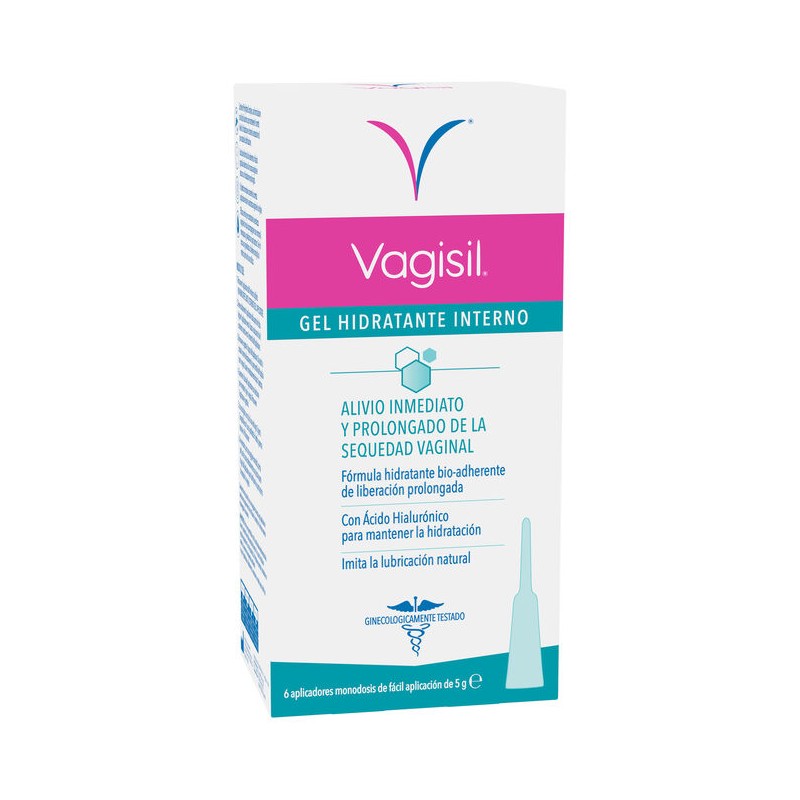 VAGISIL INTIMA GEL HIDRATANTE INTERNO 5 ML 6 APLICADORES